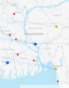 Bangladeshi Airline Route Map 2021 2024 - AirlineBD.com